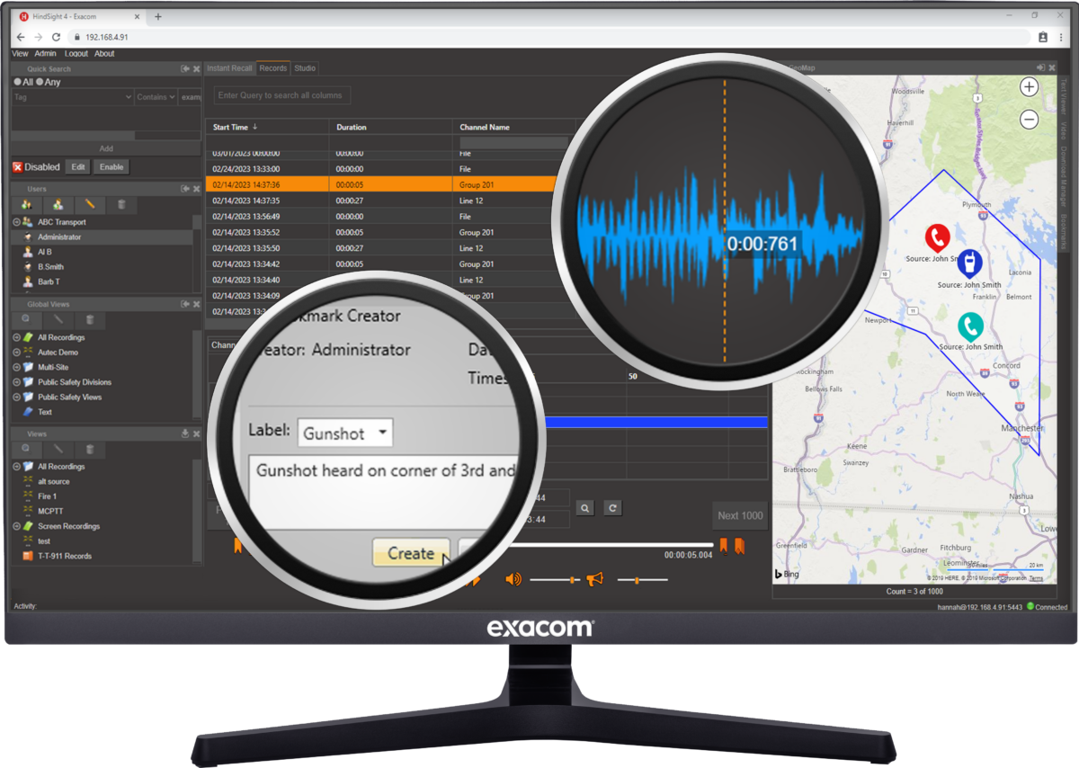 HindSight 4 - Multimedia Logging Recorder - Products - Exacom®